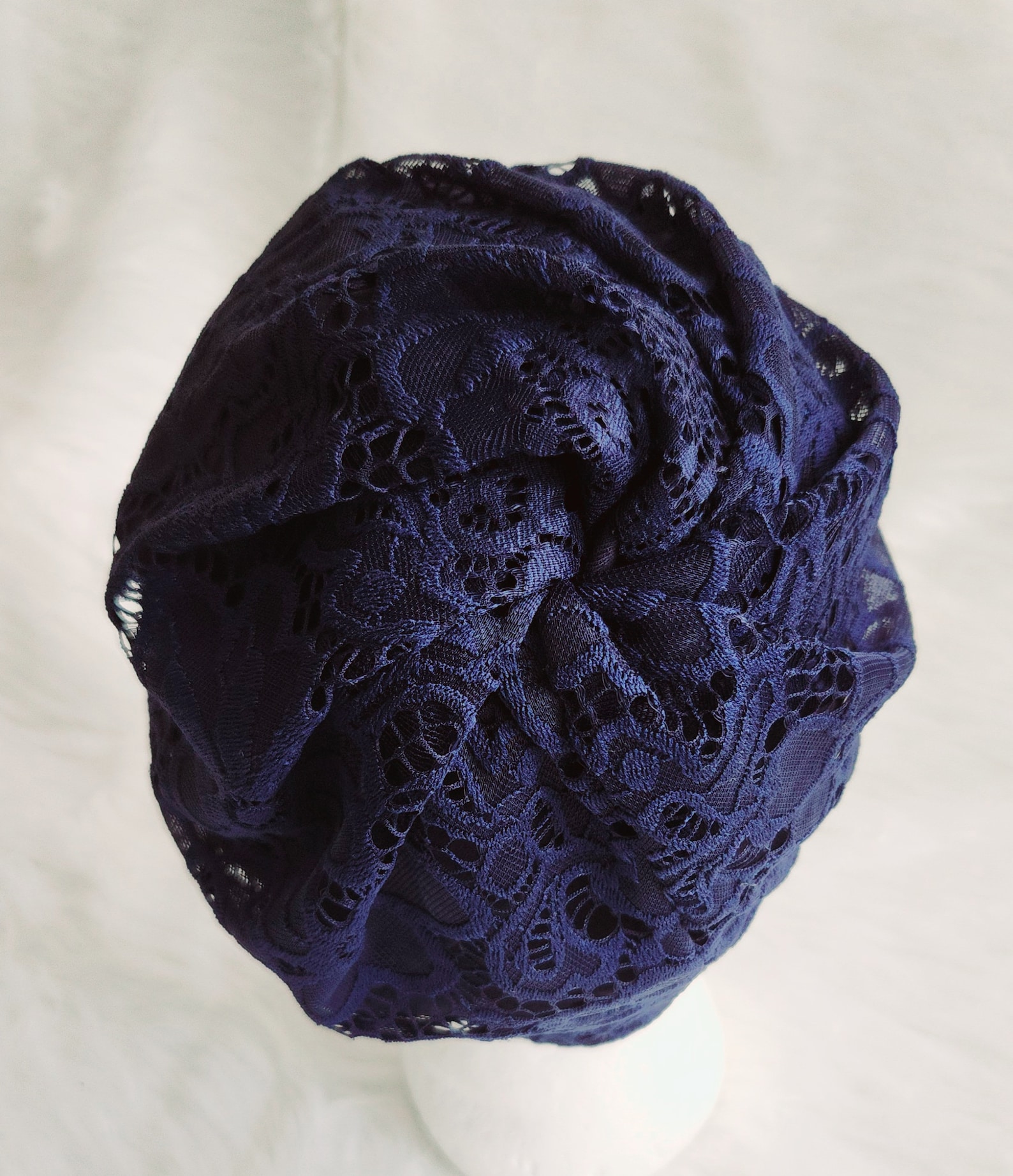 WOMEN'S CANCER HAT Stretch Lace Chemo Patient Cap Stylish Head Cover ...
