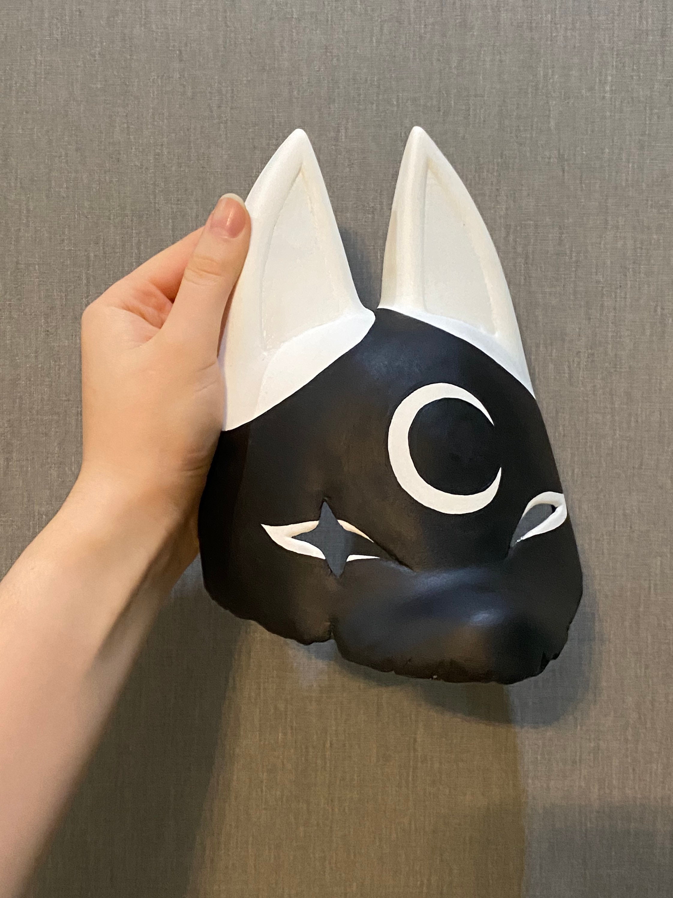 Kitsune Mask Fox Cosplay Mask Mask Replica Mask - Etsy