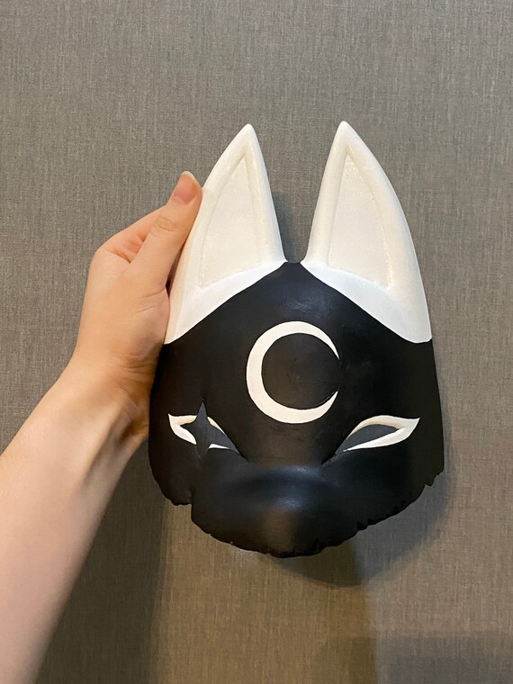 Kitsune Mask Fox Cosplay Mask Mask Replica Mask - Etsy