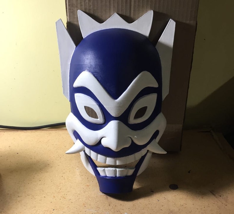 Blue Spirit Mask Avatar cosplay Prince Zuko's Mask | Etsy