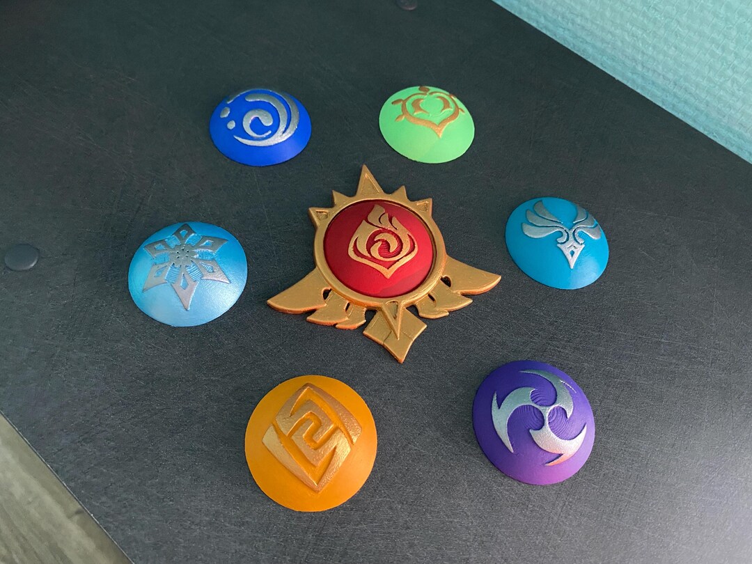 Genshin Impact | Mondstadt Vision | DIGITAL | 3D Model | for Print ...