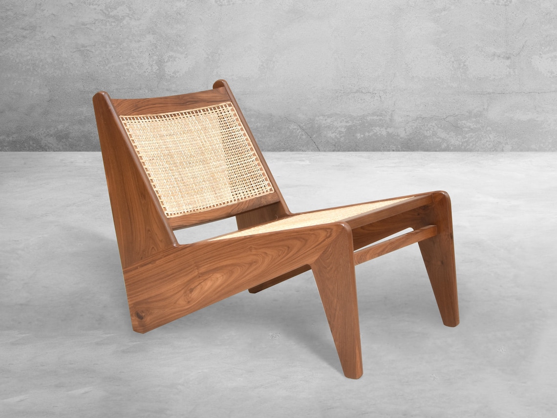 Reclaimed Teakwood Kangaroo Chair Inspired by Pierre Jeannerets ...