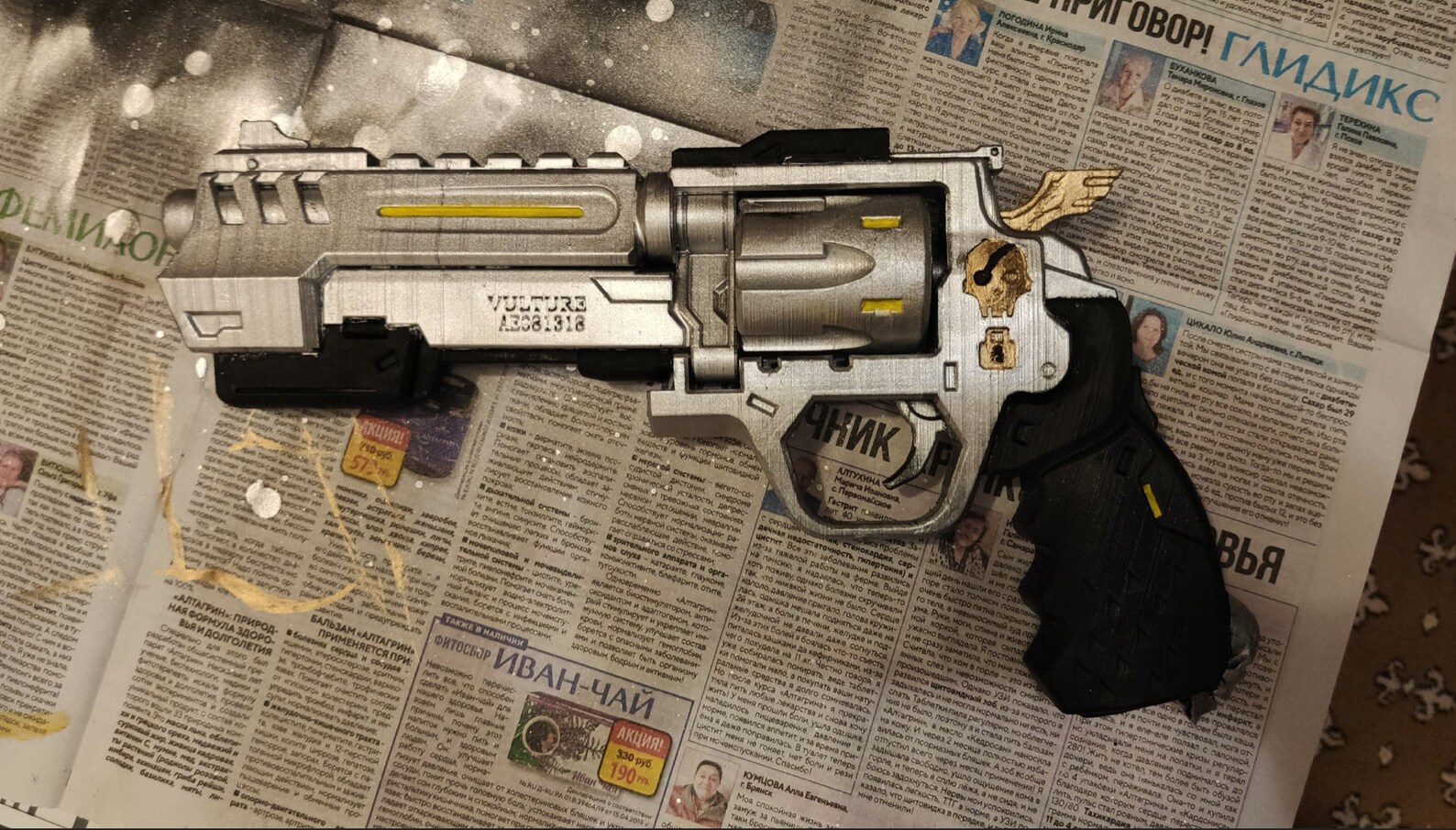McCree Deadlock Gun 3D model for 3D Print Overwatch | Etsy