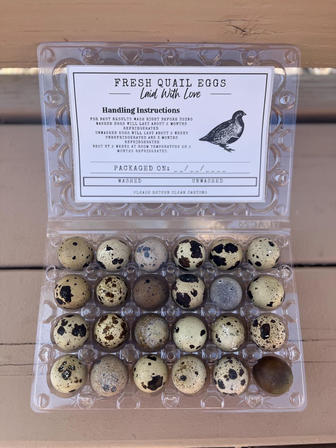INSTANT DOWNLOAD - Quail Egg Package Labels Printable Digital Download ...
