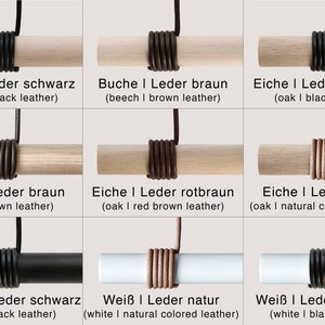 Hanging Wardrobe Clothes Rail Black With Leather Strap | Etsy