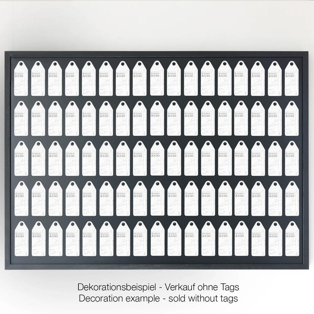 Aviation Skin Display, Aircraft Skin Tag Storage, Frame for 85 Aircraft ...