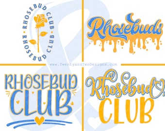 Rhosebud Club Svg - Etsy
