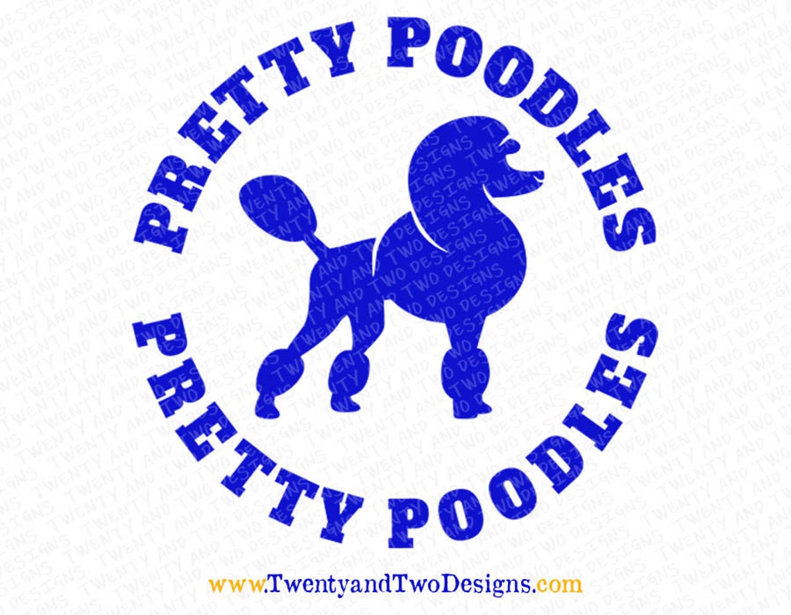 Pretty Poodle Svg Rhoyalty Svg 1922 Svg SGRho Png SGRho | Etsy