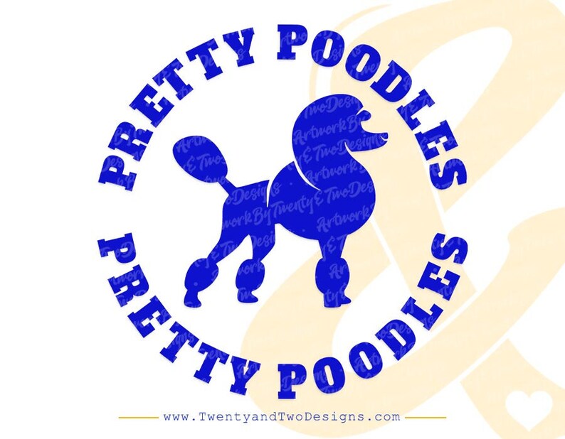 Pretty Poodle Svg Rhoyalty Svg 1922 Svg Sgrho Png Sgrho - Etsy