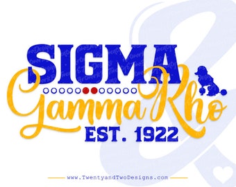Sigma Gamma Rho Svg | Etsy