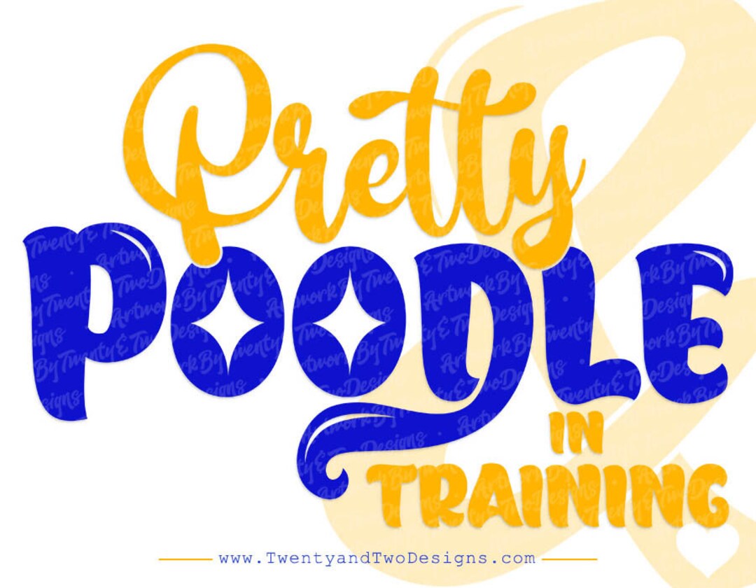 Sgrho Poodle Svg Sgrho Paraphernalia Rhoyal Svg Sigma Gamma - Etsy