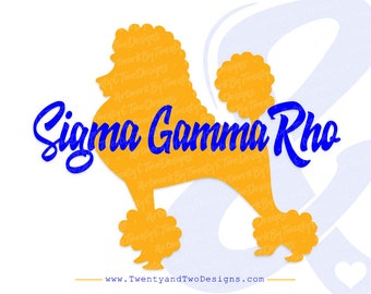Sigma Gamma Rho Svg | Etsy