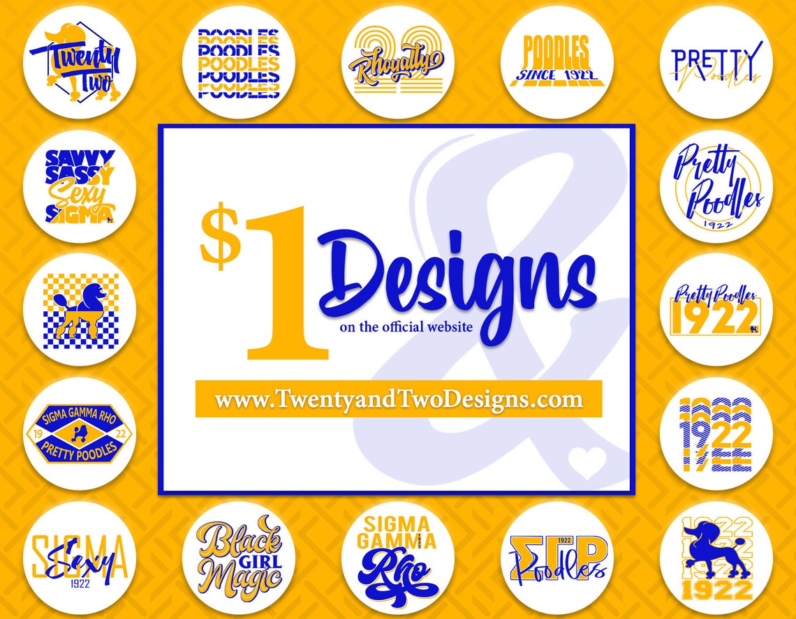 Sigma Gamma Rho Svg Sgrho Svg Pretty Poodle Svg Rhoyalty - Etsy