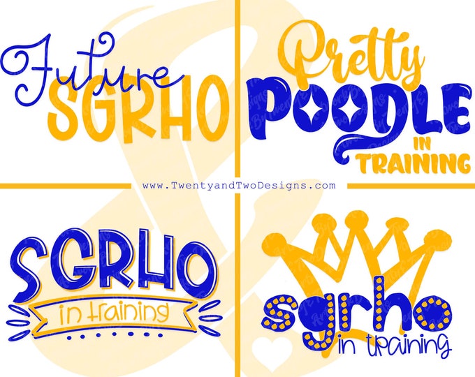 Rhoyal Svg, Sigma Gamma Rho Svg, Sgrho Svg, Pretty Poodle Svg, Rhoyalty ...