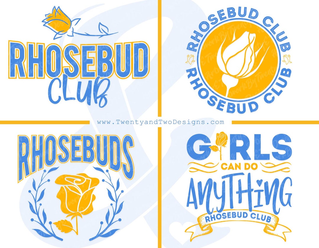 Rhosebud Club Svg Rhosebud Svg Sgrho SVG Sigma Gamma Rho - Etsy
