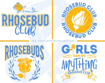Rhosebud Club Svg - Etsy