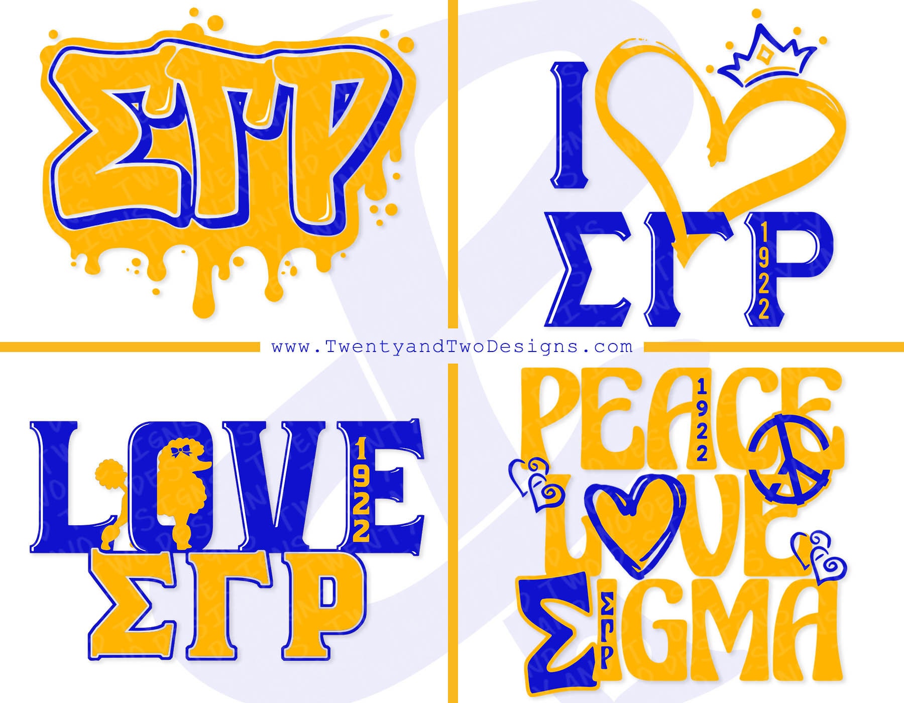Sigma Gamma Rho Svg SGRho Svg Pretty Poodle Svg Rhoyalty - Etsy España