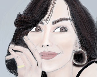Hailee Steinfeld Drawing - Etsy