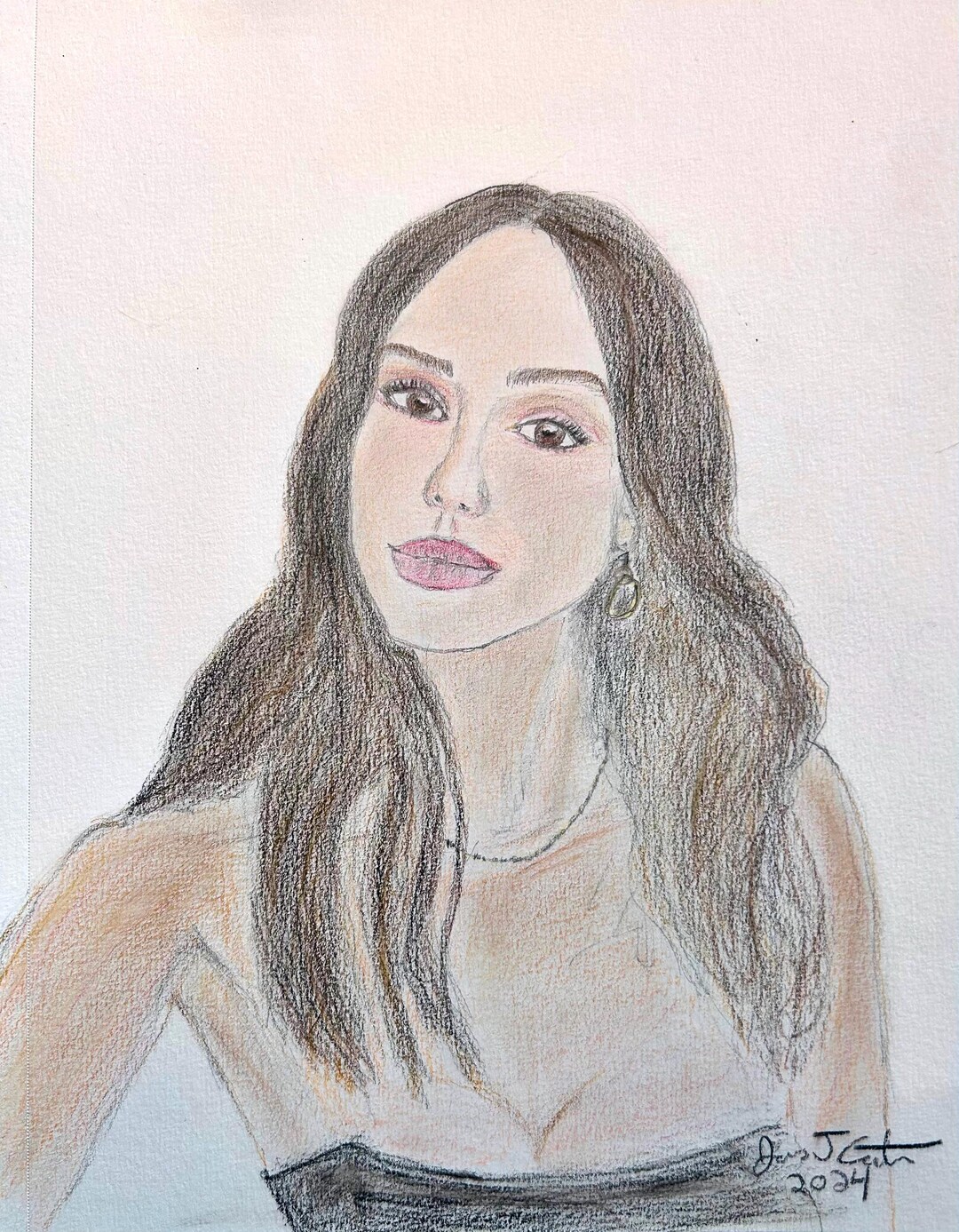 Jessica Alba Pencil Sketch - Etsy
