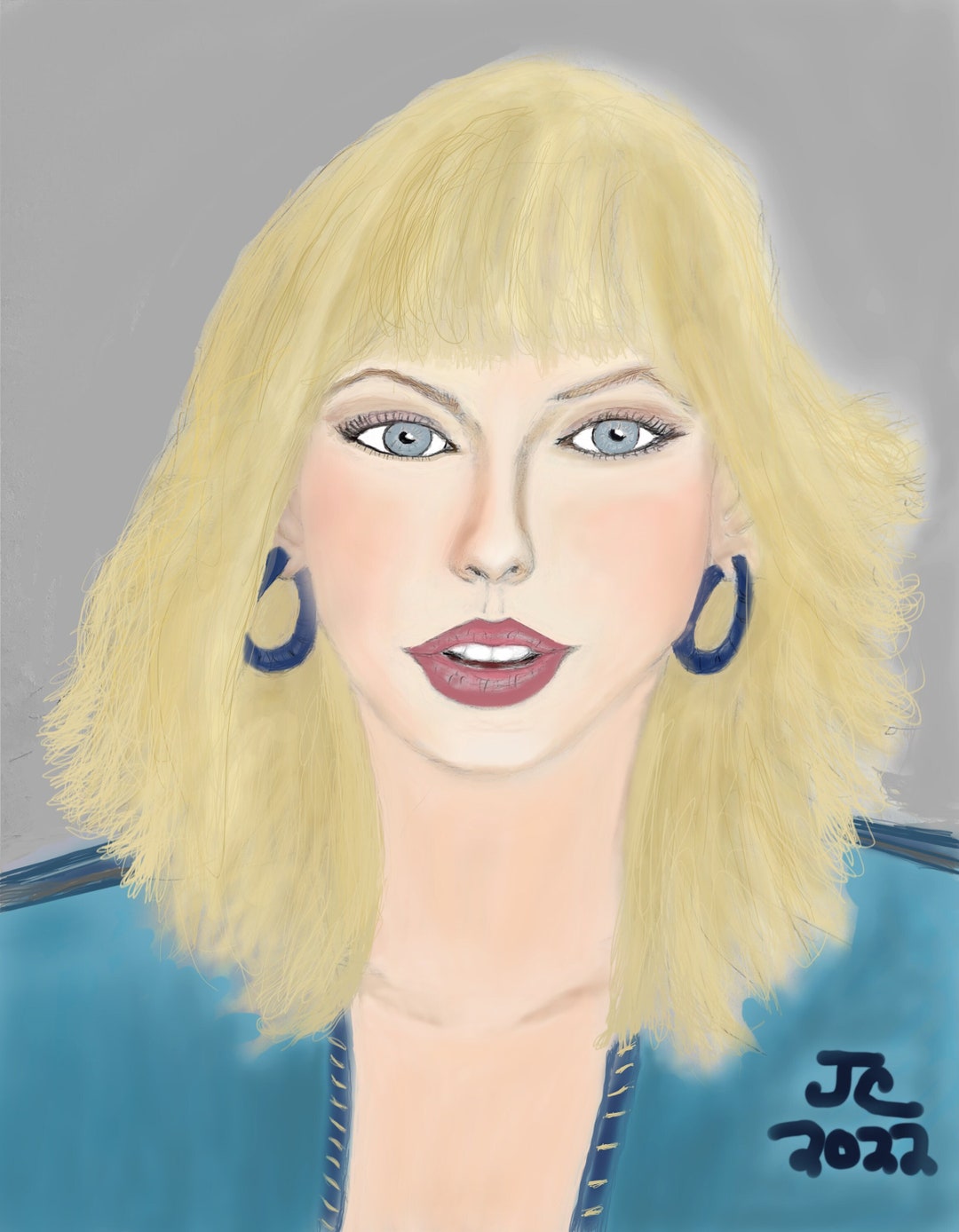 Taylor Swift Illustration - Etsy