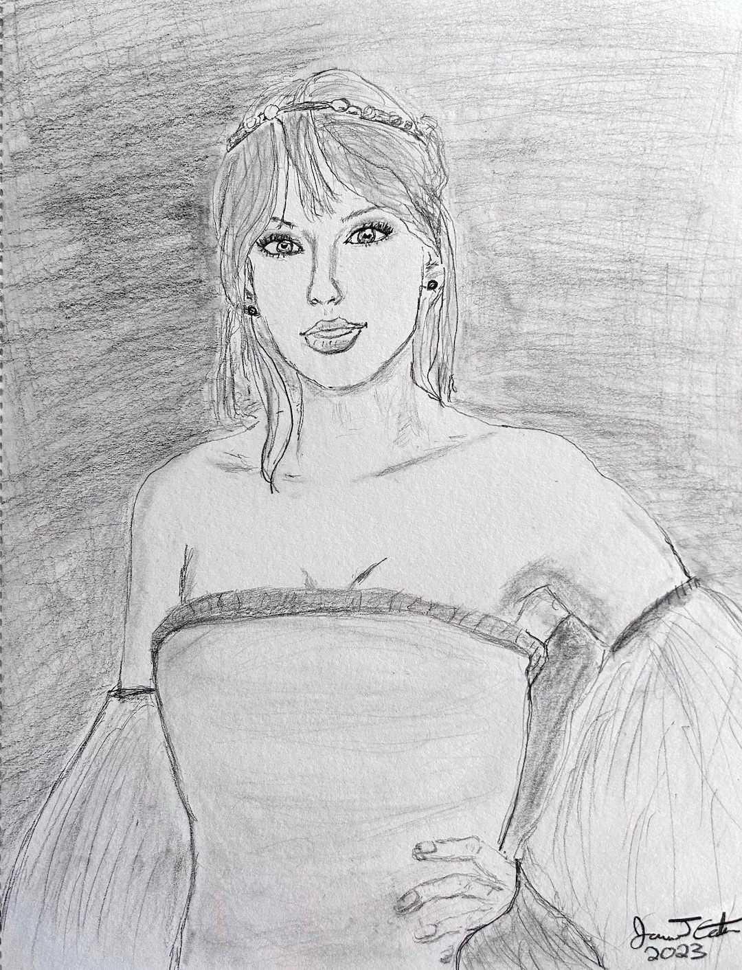 Taylor Swift Pencil Sketch - Etsy