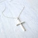 Baby Big Cross Necklace Sterling Silver Cross Baby Infant - Etsy