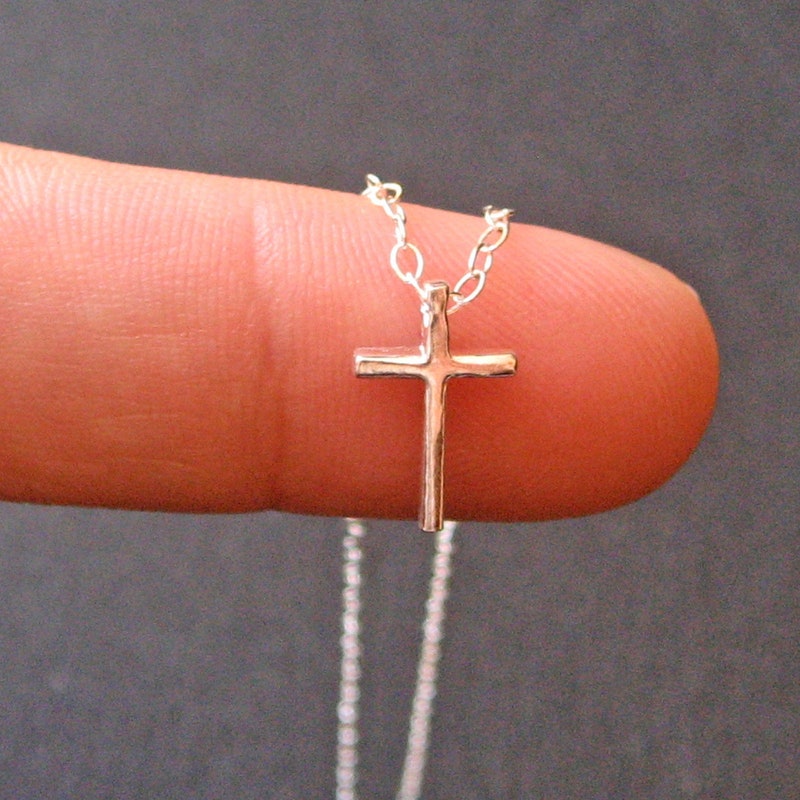 Girls Cross Necklace - Etsy