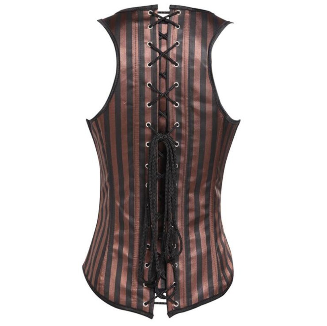 Steampunk/gothic Brown Renaissance Medieval Bodice Pirate - Etsy