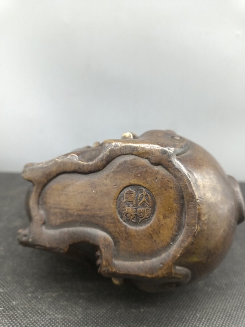 Handcarved Copper Mouse Teapot/wine Pot,zodiac Statue,rare in Shape ...