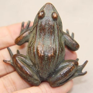 China Collects Solid Pure Copper Frog Statues and Animal Ornaments ...