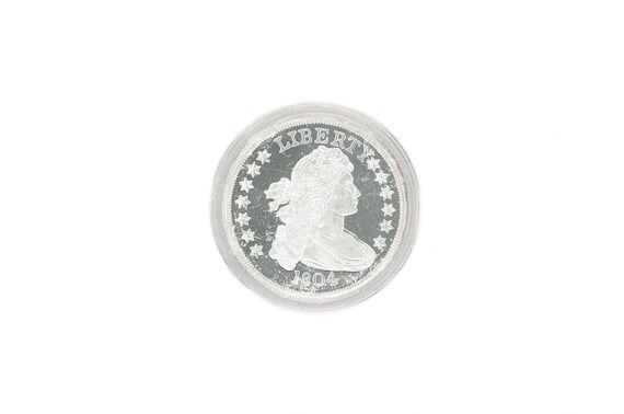 USA 1804 Silver Plated Copy Dollar Proof | Etsy