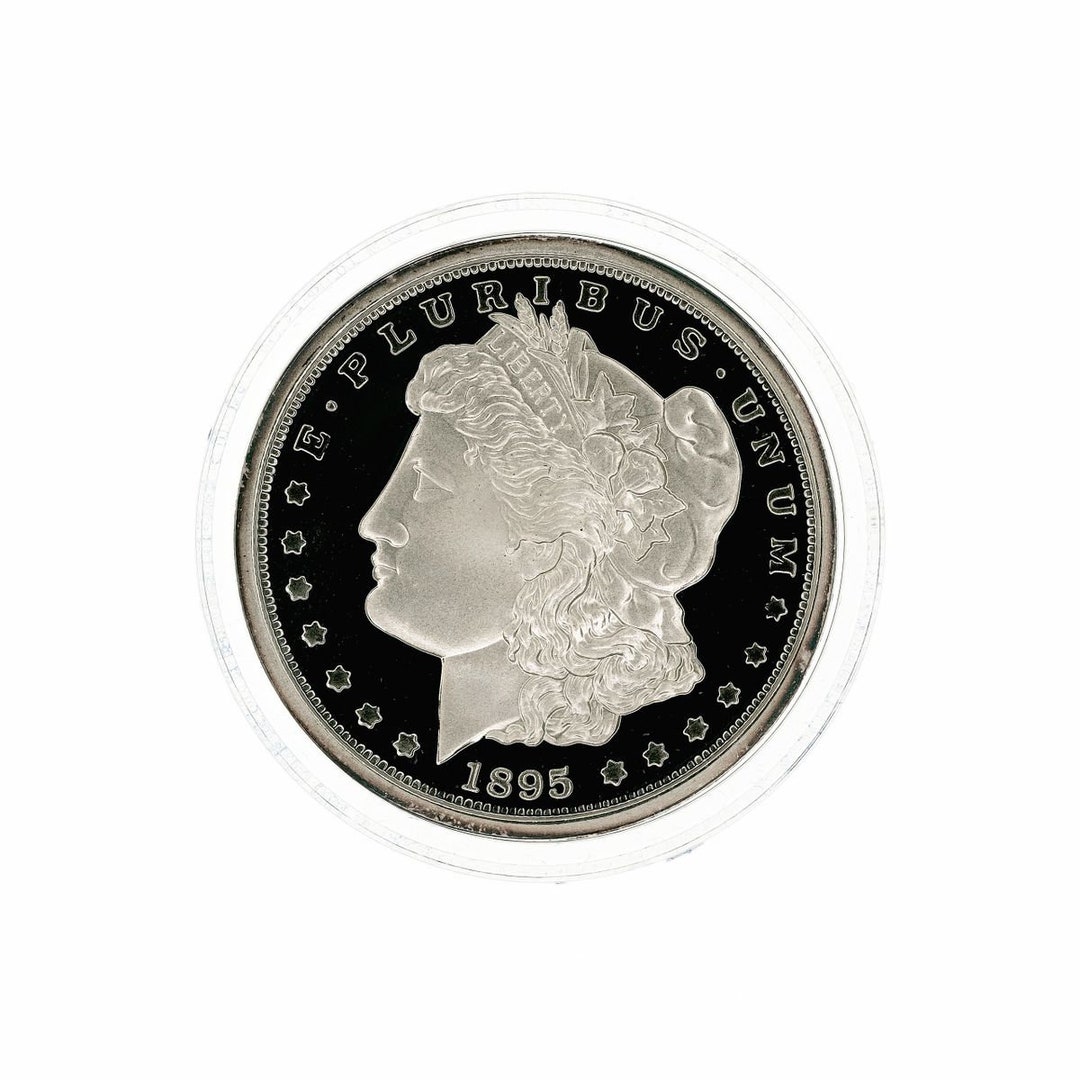 1 US 1893-S Proof Morgan Dollar Reproduction Silver Plated - Etsy