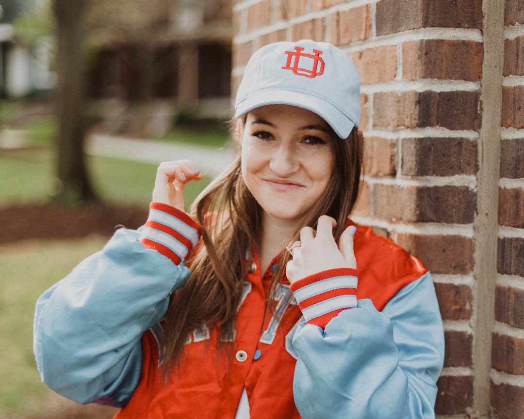 UD Chapel Blue Hat, UD Red Retro Handy Hat, University of Dayton Handy ...