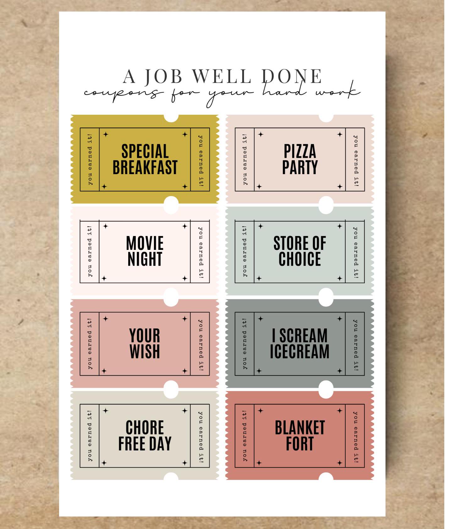 Positive Reinforcement, Homeschooling Print Out, Digital Template ...