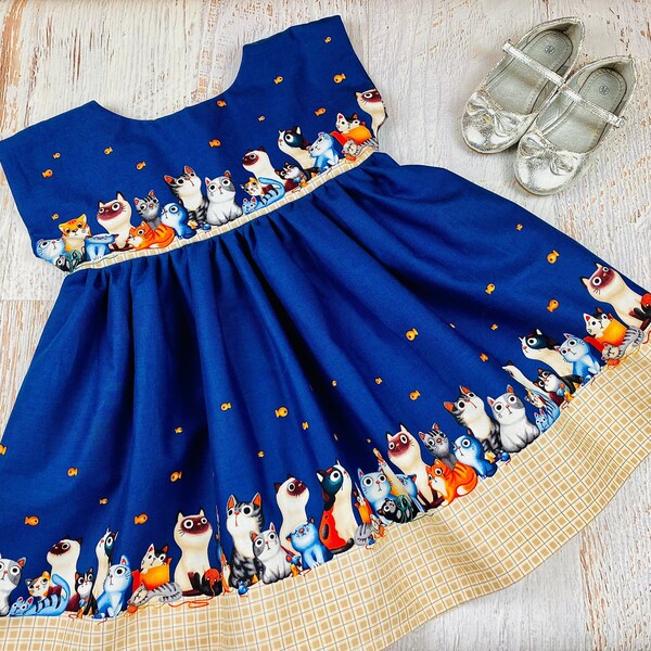 Cat Dress - Etsy