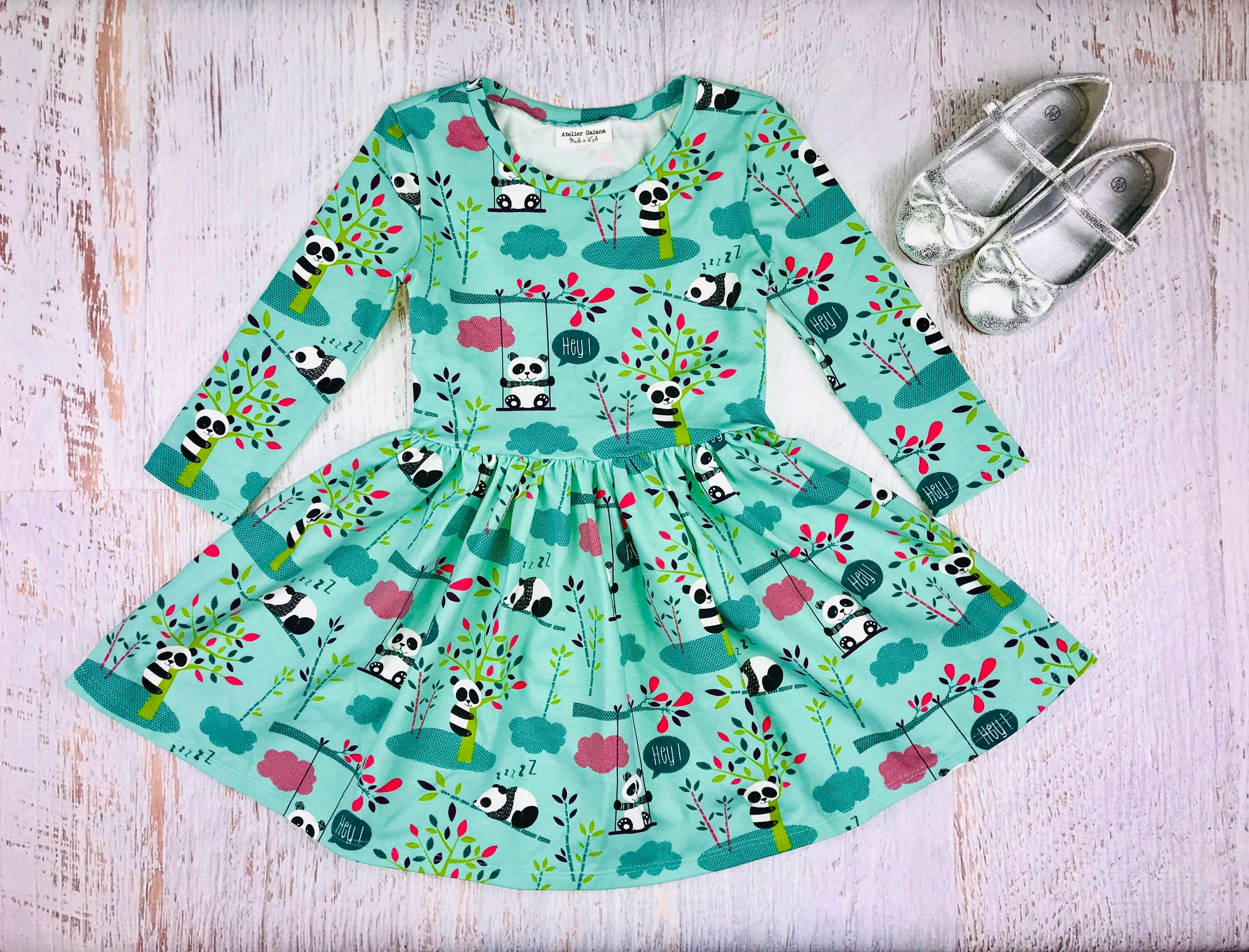 Panda Dress Girls Panda Dress Girls Dresses Toddler Dress - Etsy