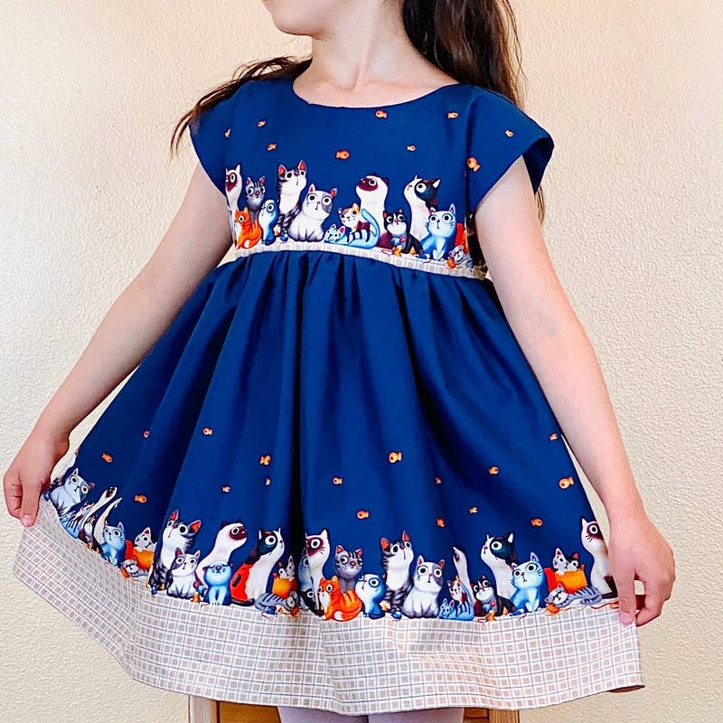 Cat Dress - Etsy