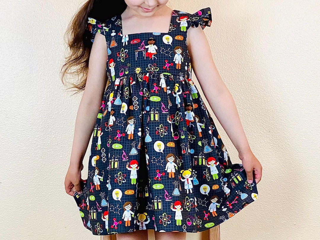 Girls' Science Dress: Back to School Chemistry Outfit - Etsy