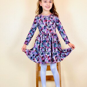 Girls Cat Dress Toddler Kitten Dress Cat Birthday Outfit Cat Gifts Baby ...