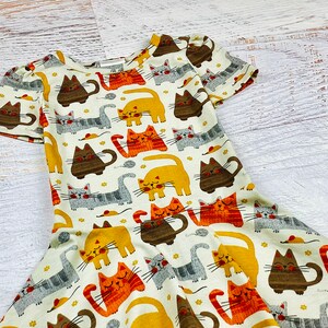 Girls Cat Dress Girls Spring Dress Girls Summer Dress Toddler - Etsy