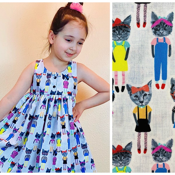 Cat Print Jacket - Etsy