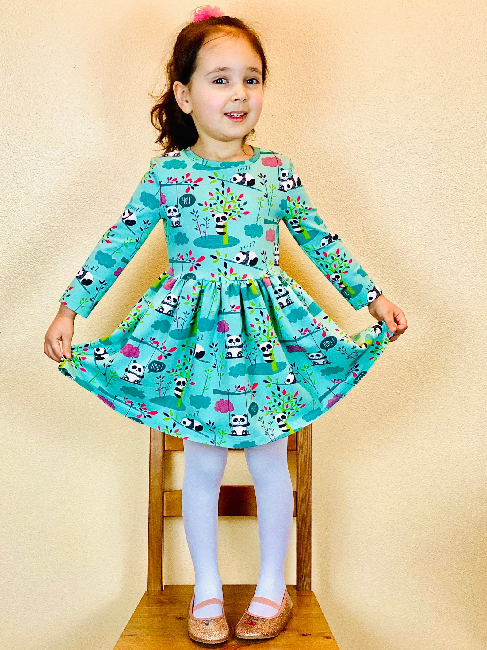 Panda Dress Girls Panda Dress Girls Dresses Toddler Dress - Etsy