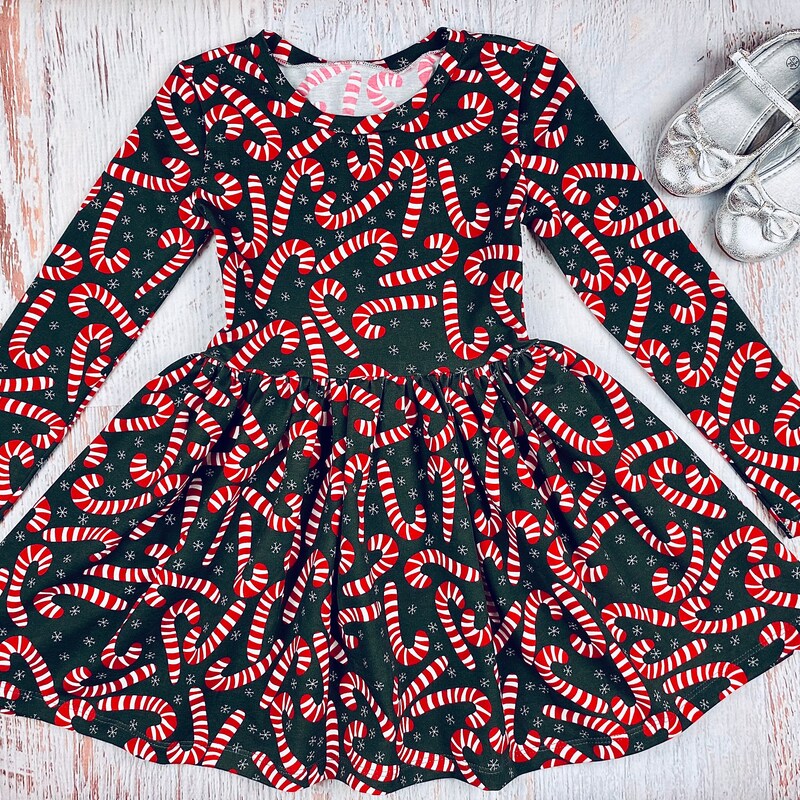 Candy Cane Dress Etsy