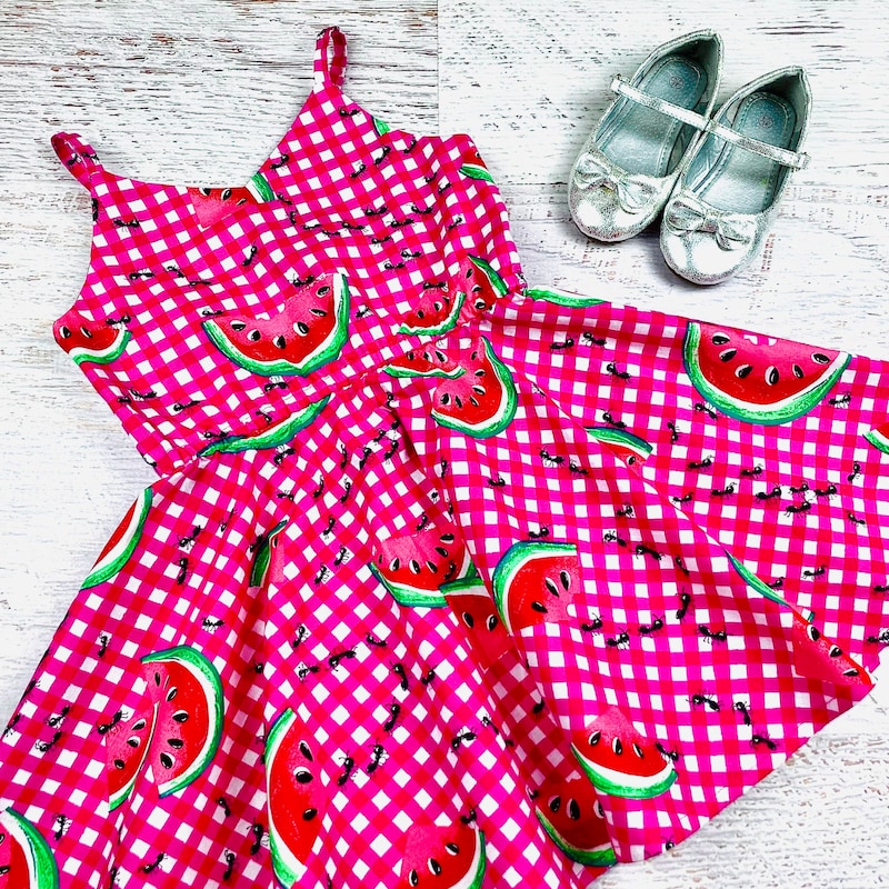 Watermelon Dress - Etsy