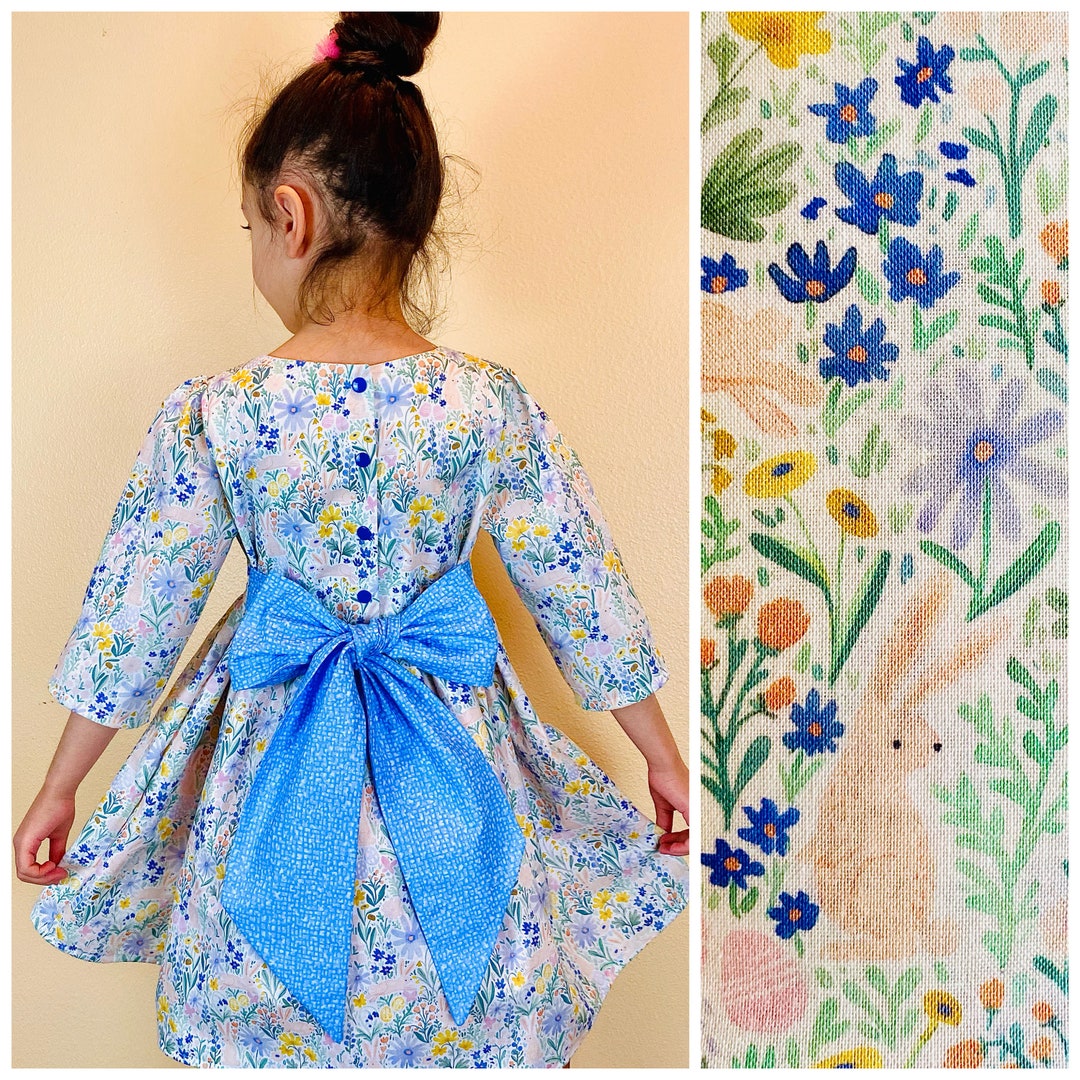 Girls Easter Dress Toddler Bunny Dress Baby Easter Gifts Girls Spring ...