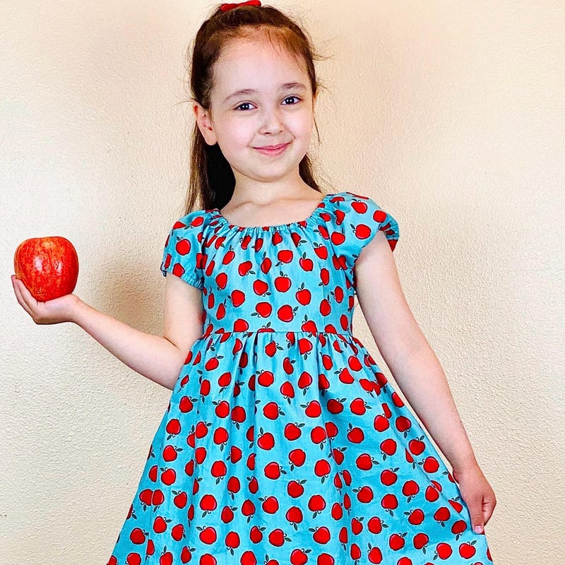 Apple Dress - Etsy