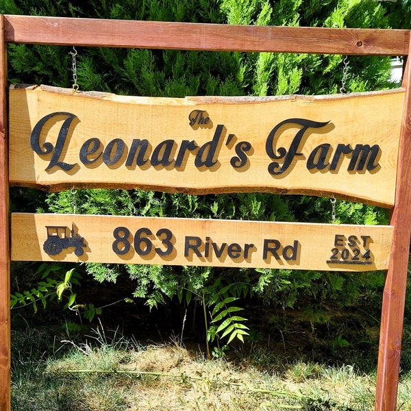 Natural Wood Sign - Etsy