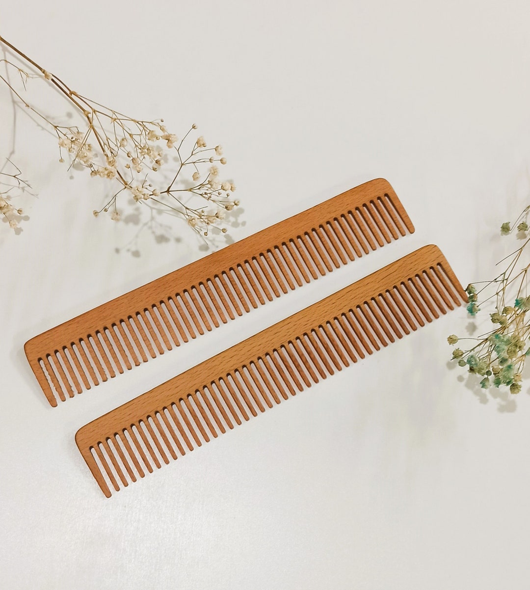 Handmade Wooden Hair Comb: Anti-static, Healthy Hair - Etsy