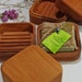 Wooden Soap Dish Box Beech and Pine Tree Travel Wood Soap - Etsy