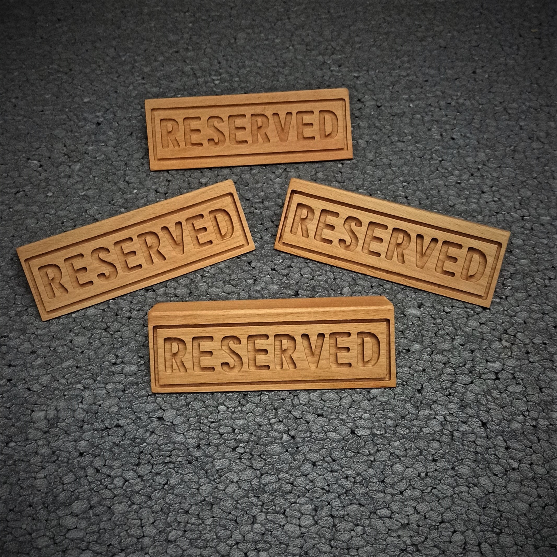 Wooden Reserved Sign - Etsy
